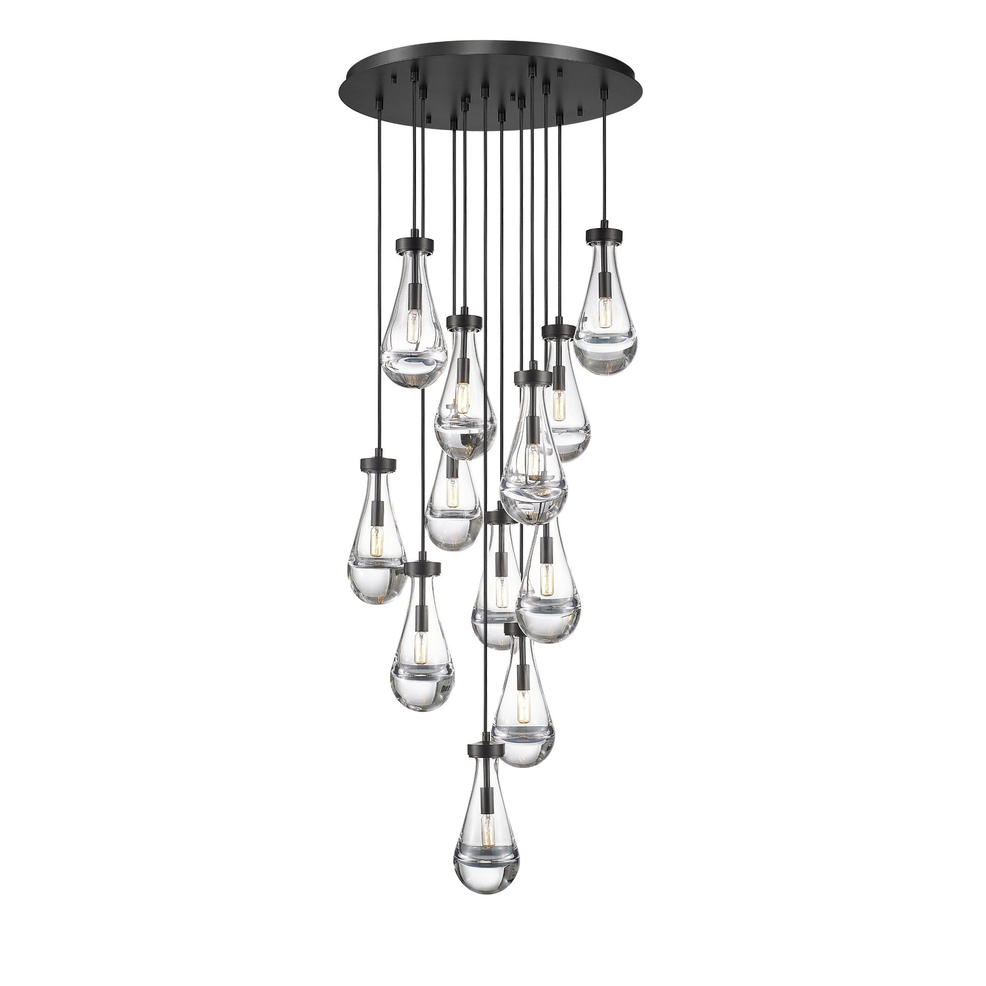 NEWTON 12 LIGHT MULTI-PENDANT – Moderno Lighting Inc.
